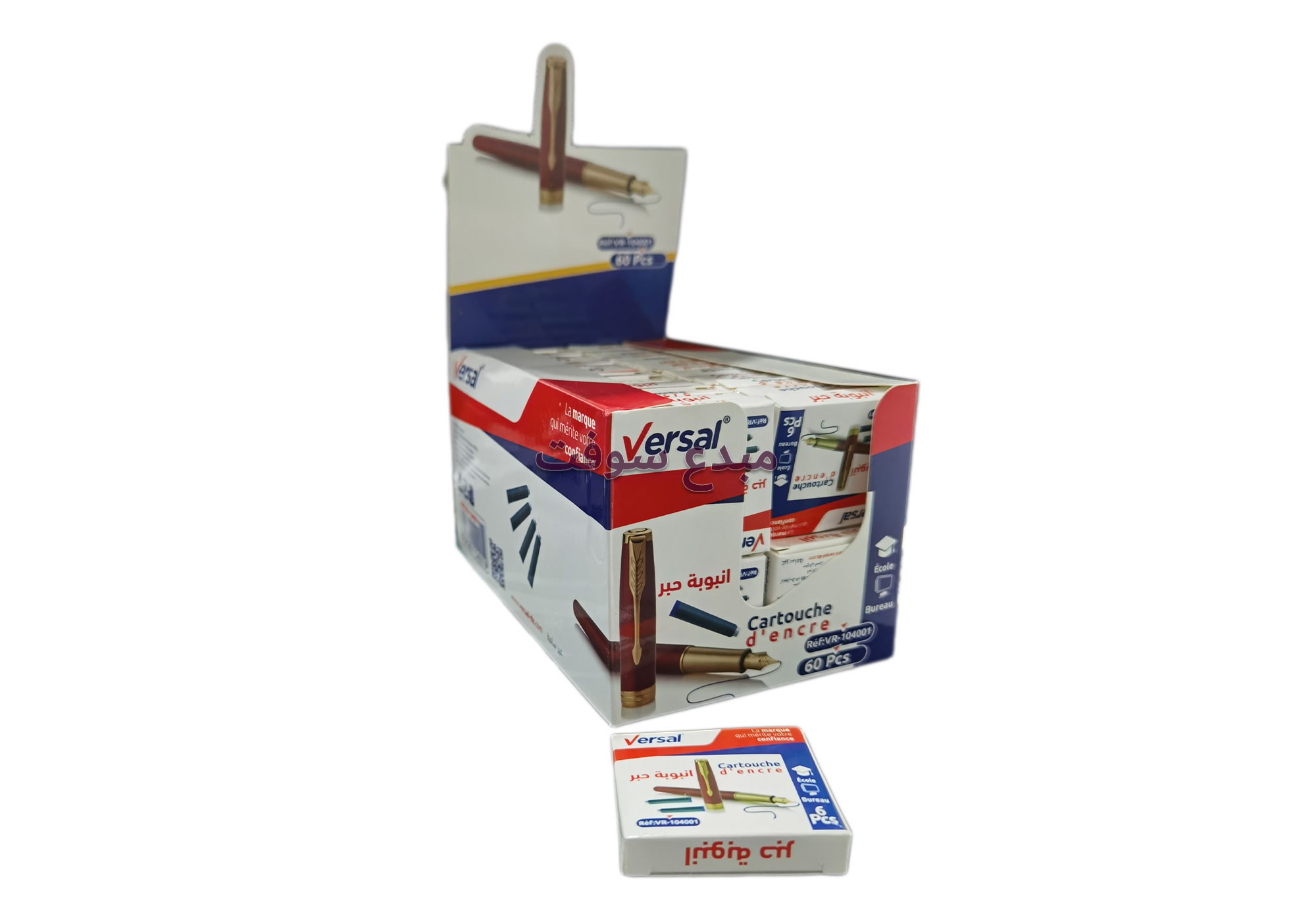Mobdisoft. CARTOUCHE STYLO A PLUME VERSAL VR-104001