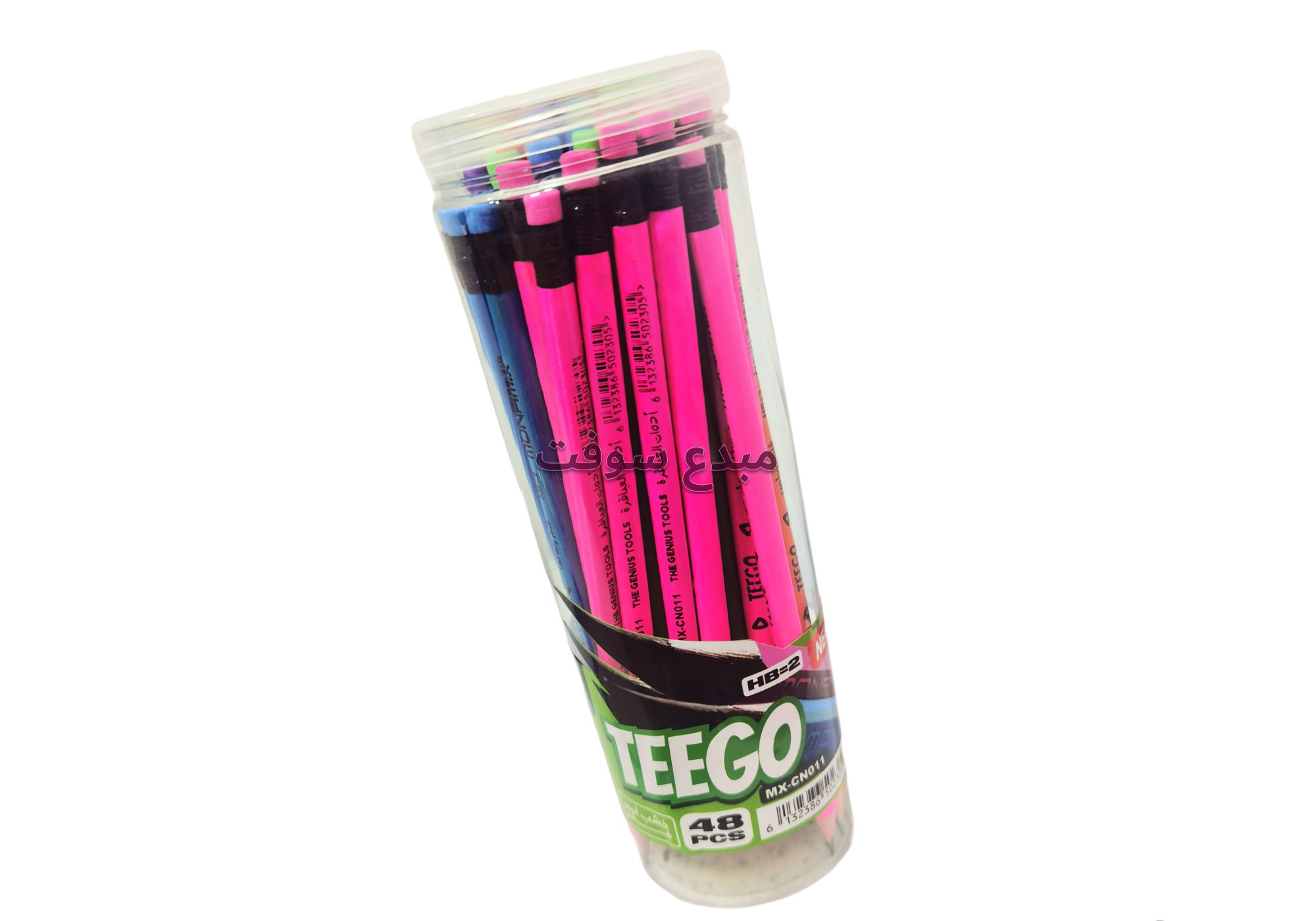 Mobdisoft. CRAYON NOIR HB TRIANGULAIRE TEEGO MONAMIX MX-CN011