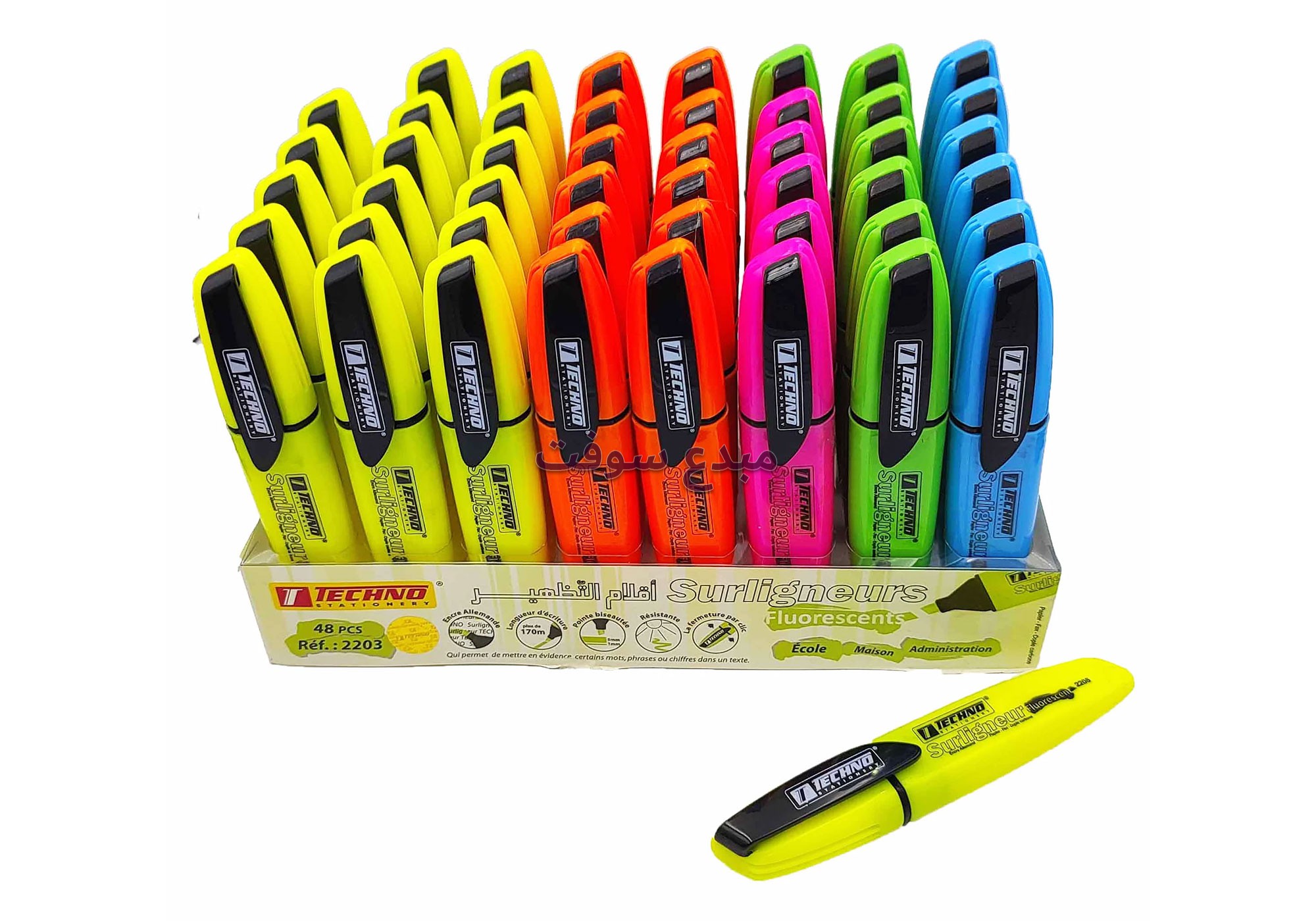 Mobdisoft. MAREQEUR FLUO SURLIGNEUR NICITY TECHNO 6403/6407/6408/6410